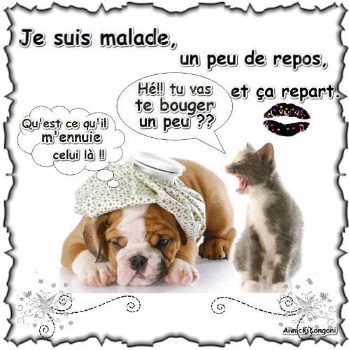 gifs je suis malade